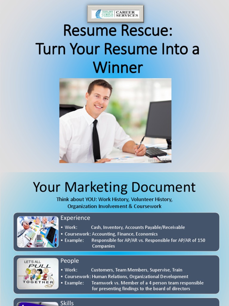 Resume Rescue - Turn Your Resume Into A Winner Final | PDF | Résumé ...
