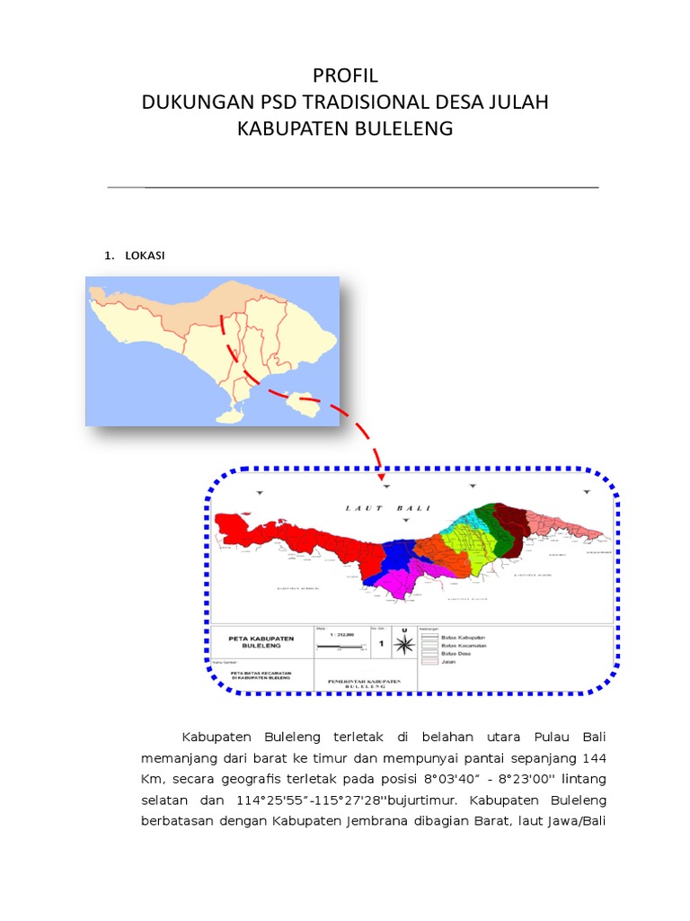 Profil Desa Julah, Buleleng Bali | PDF