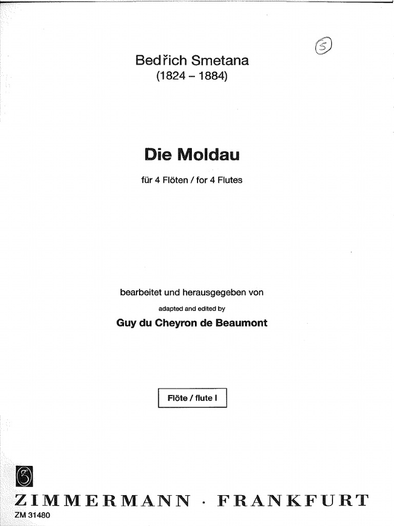 Smetana Moldau 4flutes | PDF