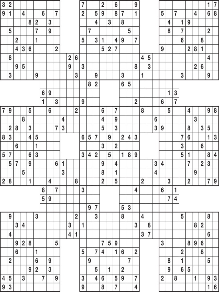 Samurai sudoku store