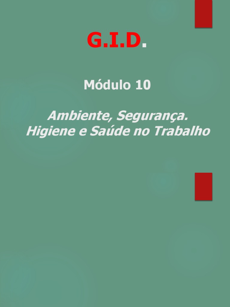 Gid M10 PDF | PDF | Humano | Movimento ambientalista