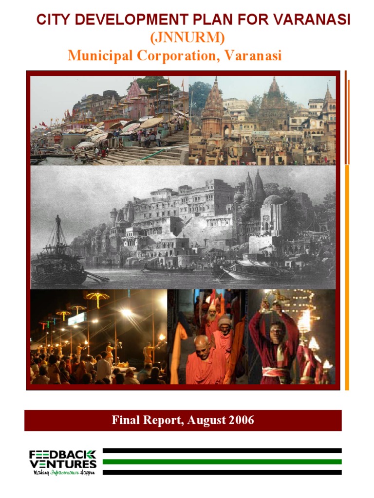 Varanasi City Development Plan | PDF | City | Slum