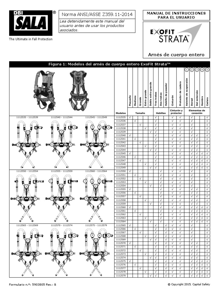 Ansi z359 Arnes | PDF | Longitud | Aluminio