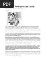 Ano Ang BULLYING | PDF