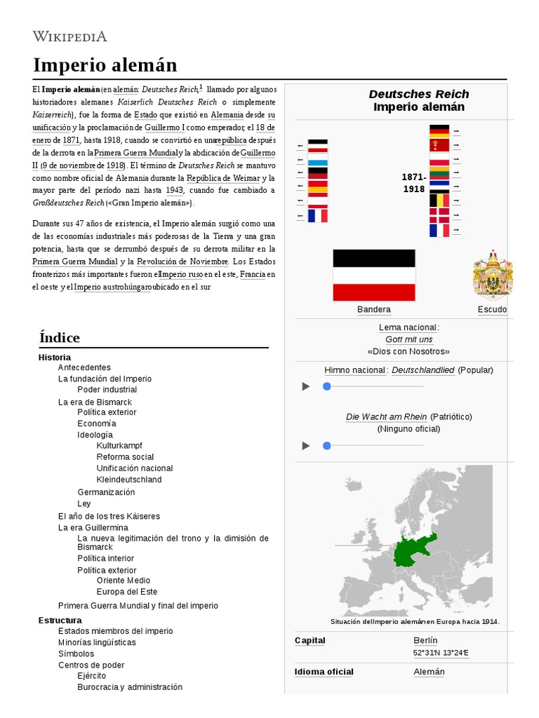 Imperio Alemán | imperio Alemán | Wilhelm Ii | Prueba gratuita de 30 ...