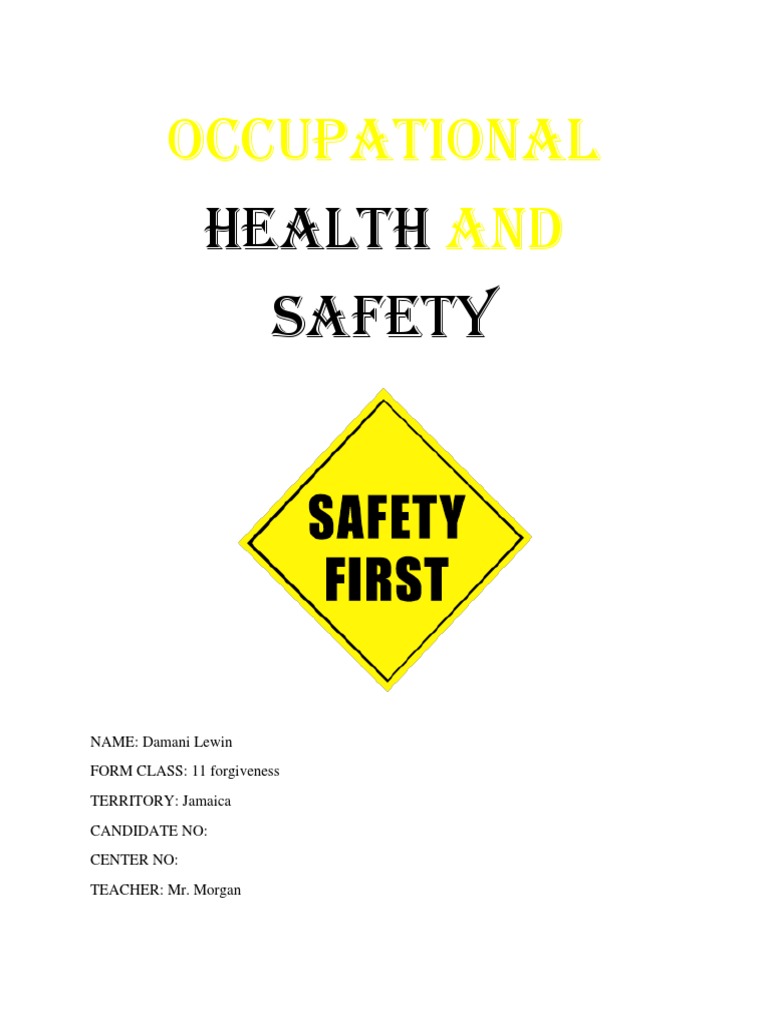Occupational AND: Health Safety | PDF