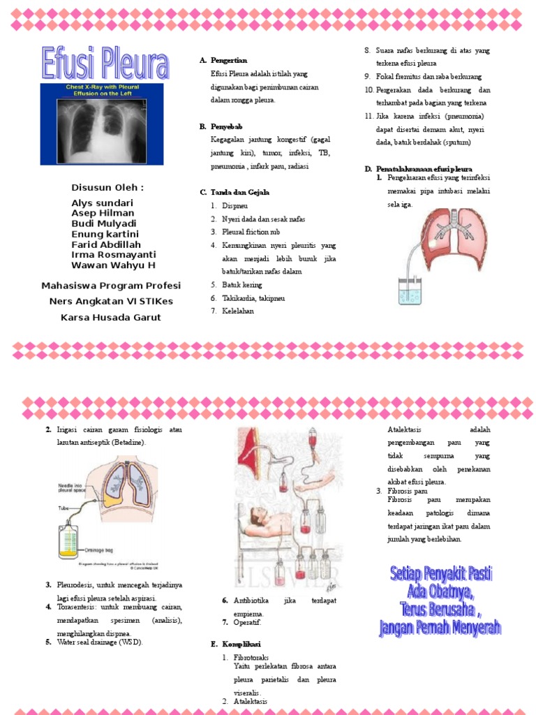 Leaflet Efusi Pleura | PDF