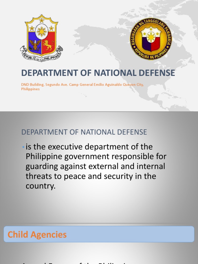 Department of National Defense | International Security | International ...