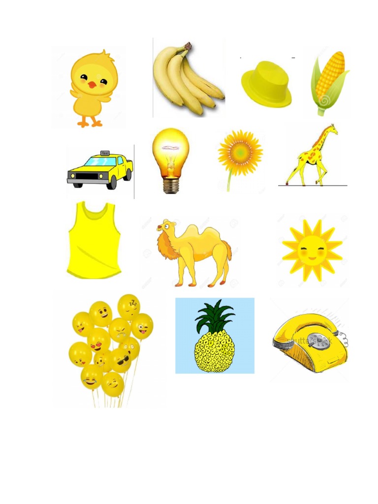 Figuras de Color Amarillo