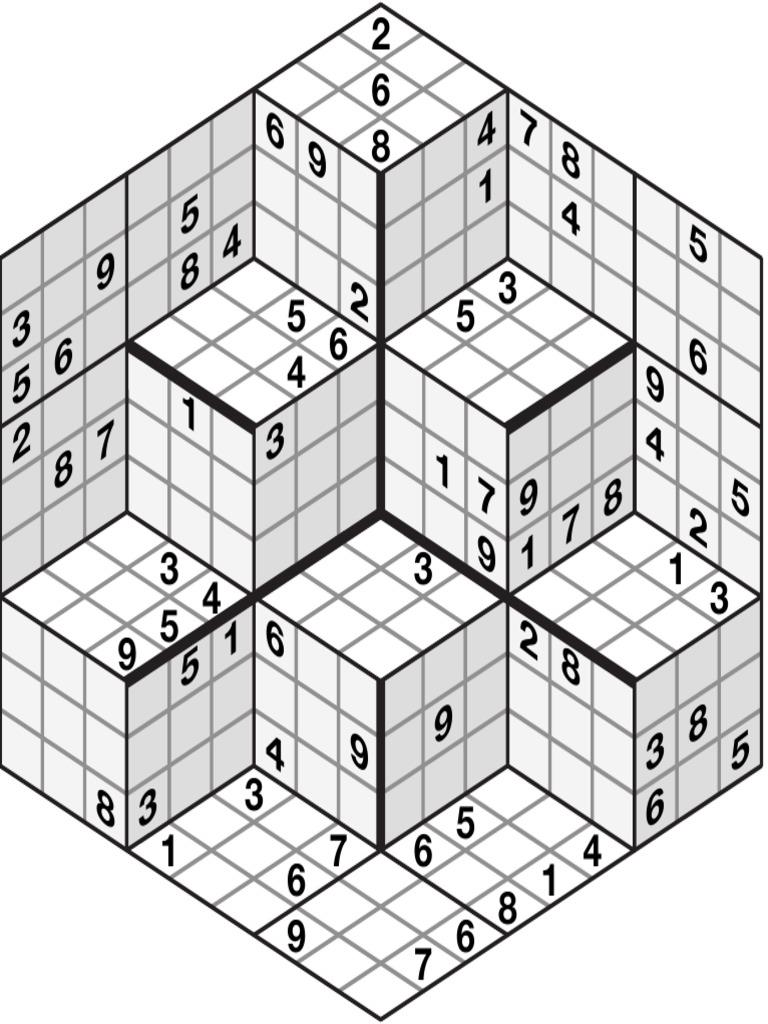3D Sudoku Puzzle Template | PDF