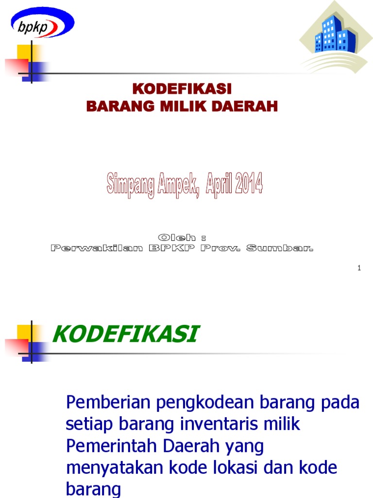 Kodefikasi - PasBar | PDF