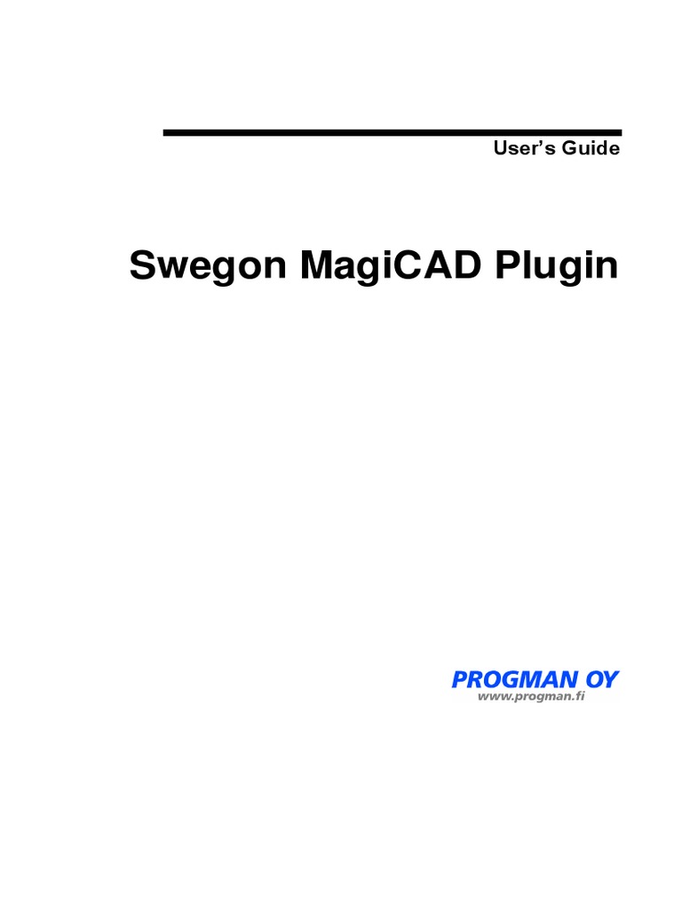 Swegon Magicad Plugin: User'S Guide | PDF | Hypertext Transfer Protocol ...
