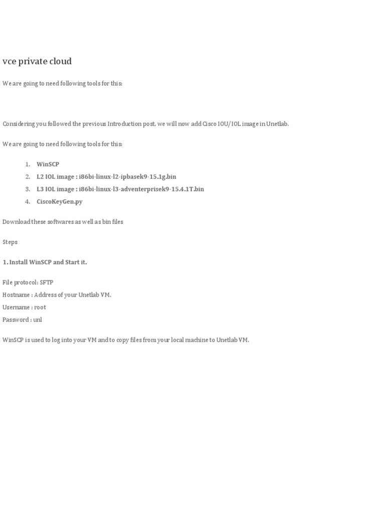 Vce Private Cloud: 1. Install Winscp and Start It | PDF | File Transfer ...
