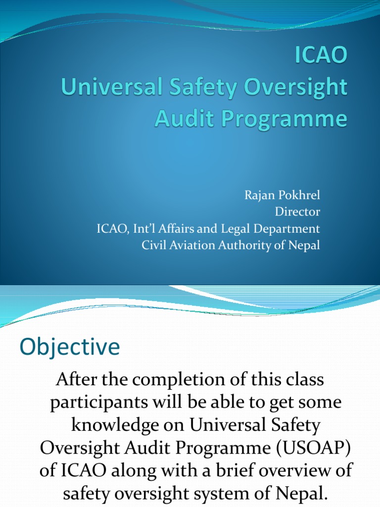 Icao Usoap | PDF | Audit | Safety