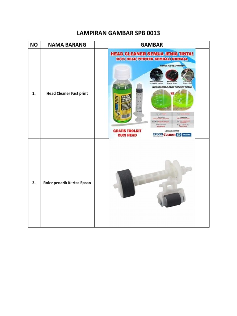 Lampiran Gambar SPB 0013 | PDF