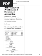 Income Statement Practice Problems | PDF | Net Income | Expense