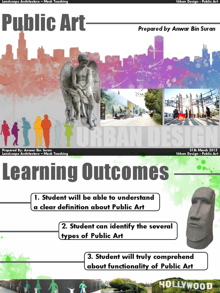 Understanding Public Art in Urban Design | PDF | Urban Design | Design