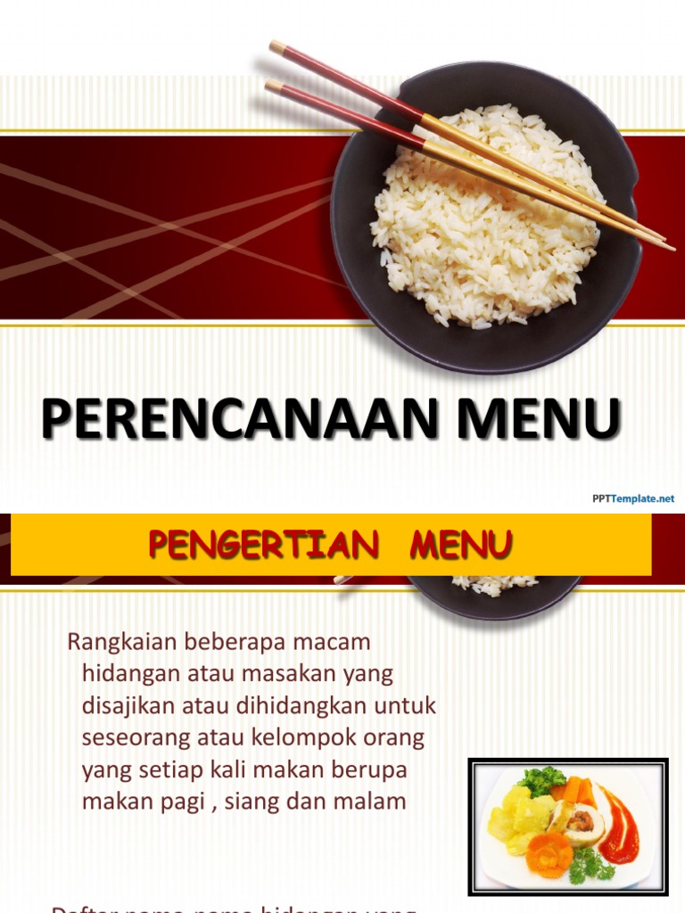 Perencanaan Menu Makanan Sehat Anak | PDF | Gaya Hidup
