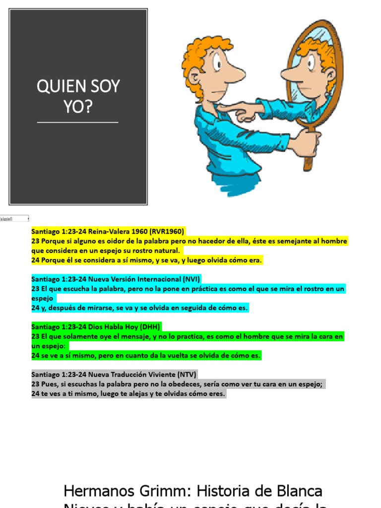 Identidad Quien Soy Yo Escuela Bíblica De Vacaciones: ¿Quién Soy?