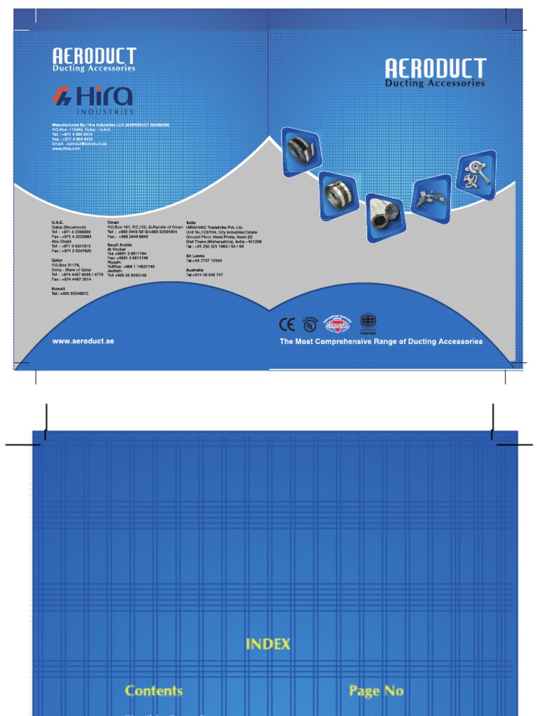 Aeroduct Ducting Accessories PDF | PDF