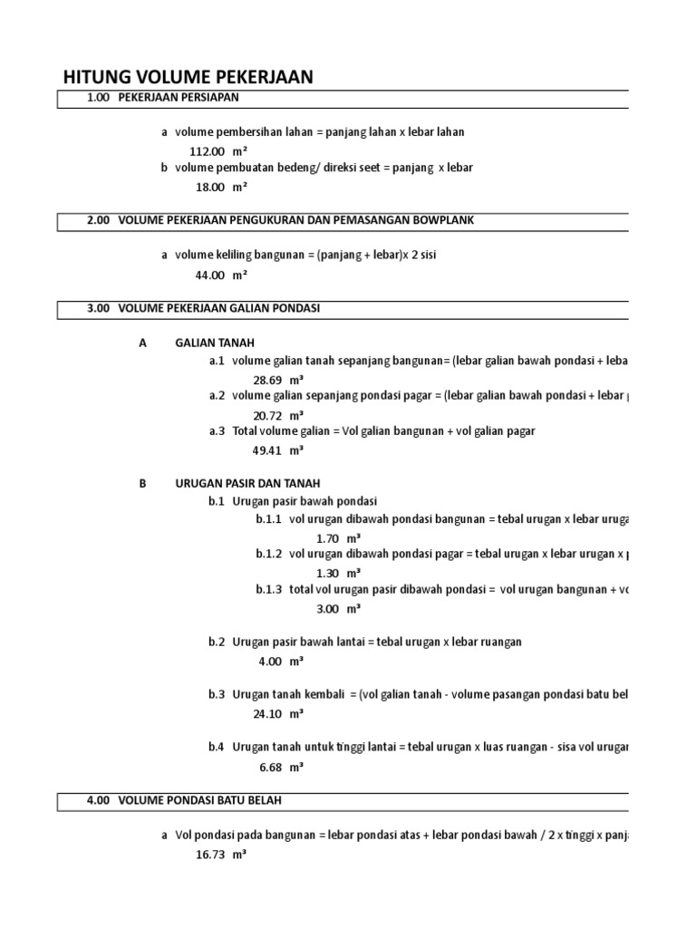 Tutorial Hitung RAB | PDF