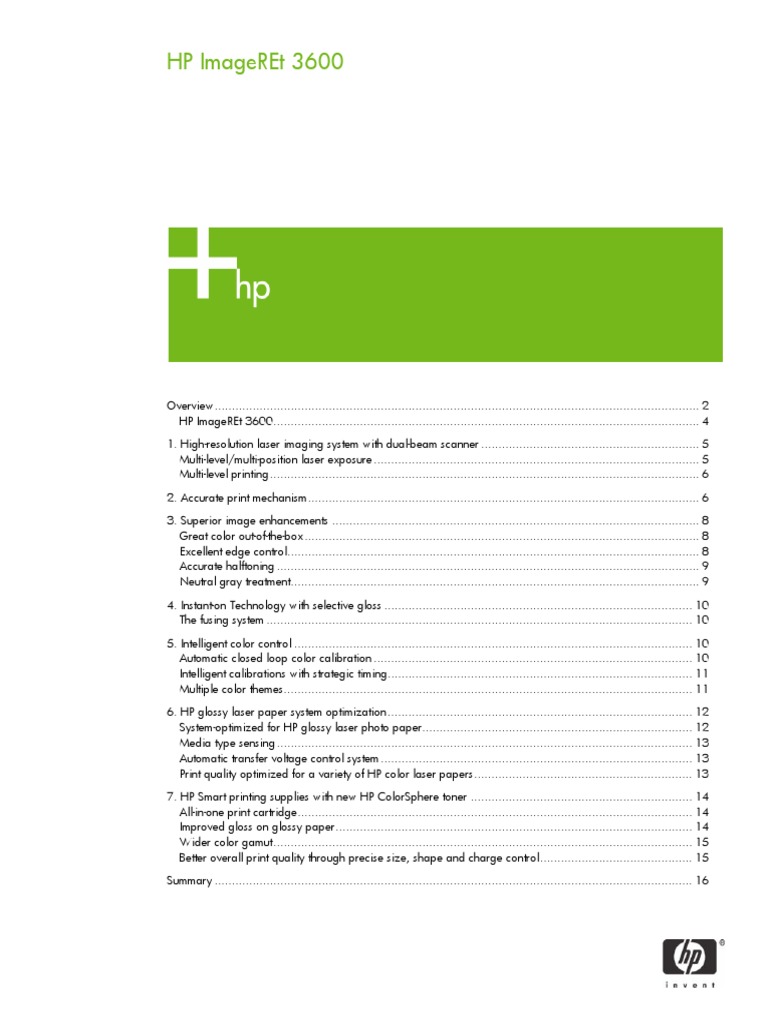HP ImageRET 3600 | PDF | Printer (Computing) | Image Scanner