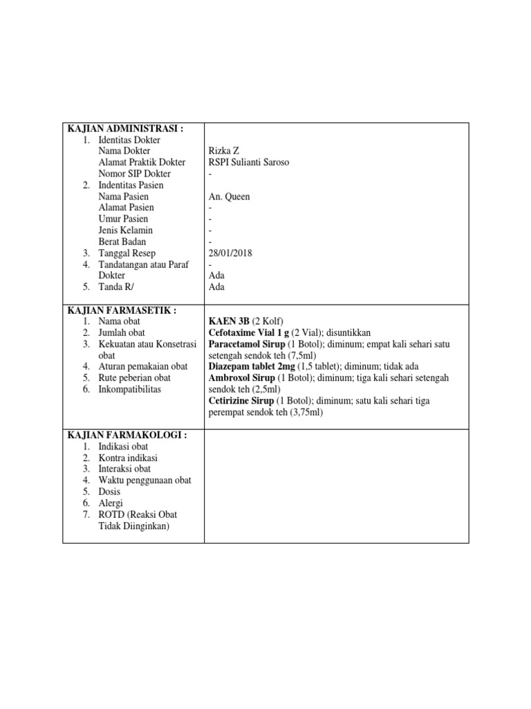 Jey KAJIAN RESEP | PDF