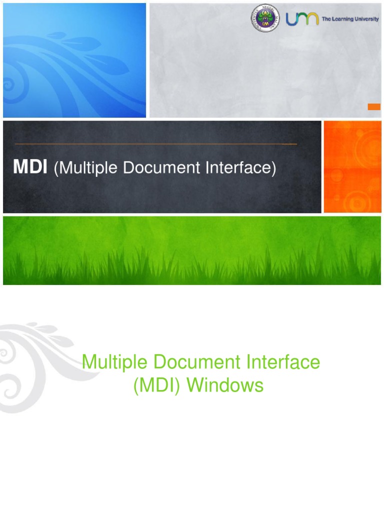 Multiple Document Interface | PDF | System Software | Computing