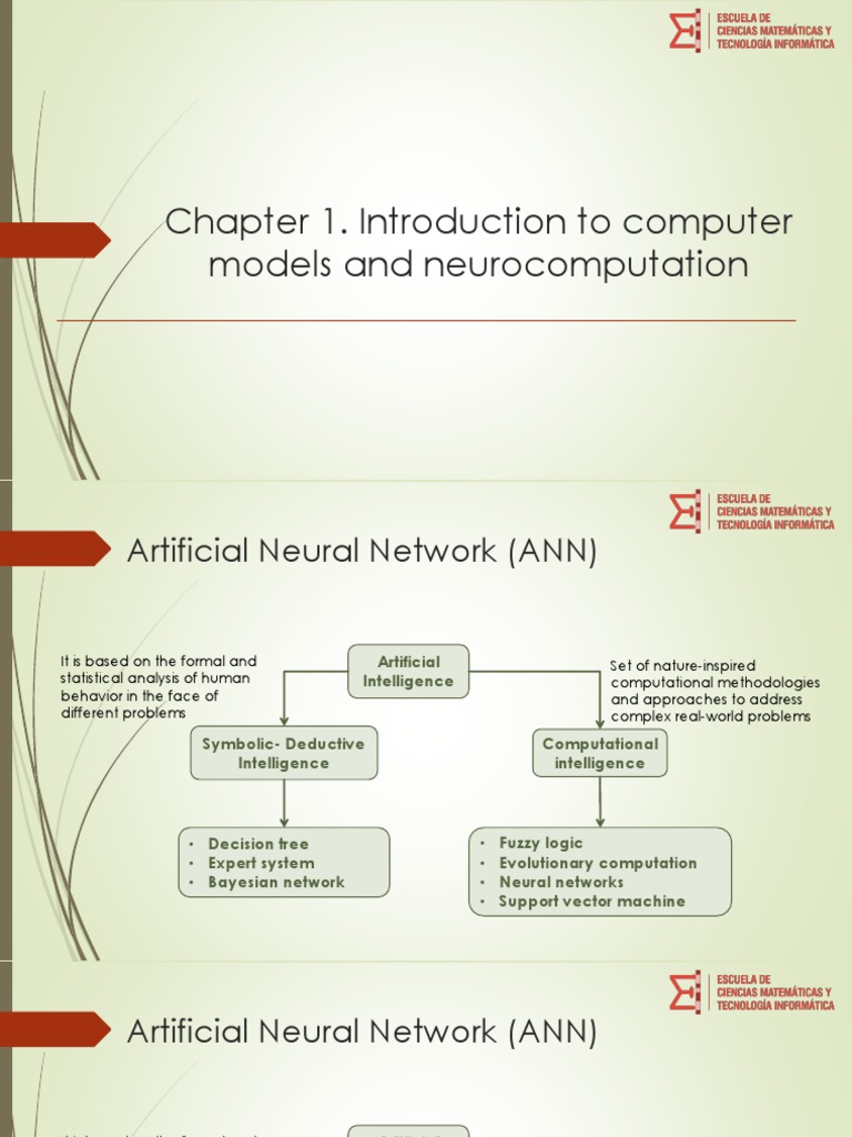 Chapter 1. Introduction To Computer Models and Neurocomputation | PDF ...