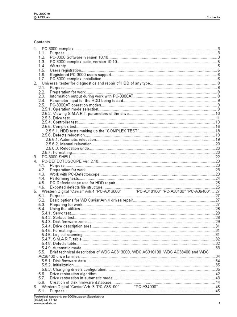 PC-3000 Disk Analyzer Overview | PDF | Hard Disk Drive | Office Equipment