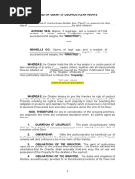 Sample Deed of Usufruct Over A Real Property | PDF | Deed | Land Lot