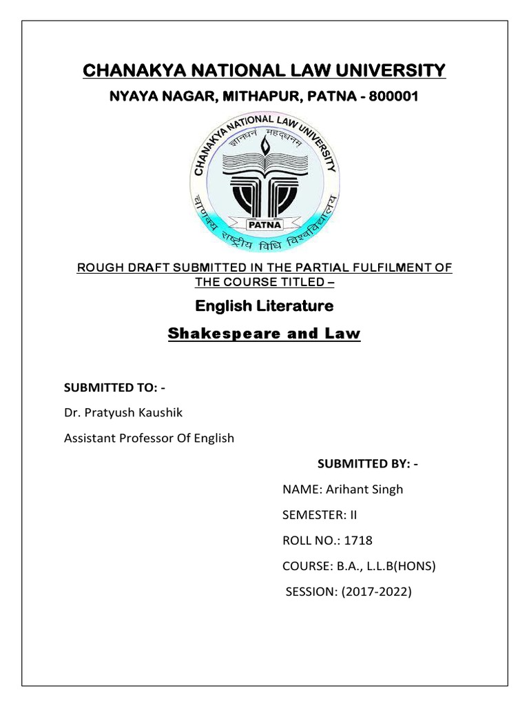 Arihant English Rough Draft | PDF | William Shakespeare | Poetry