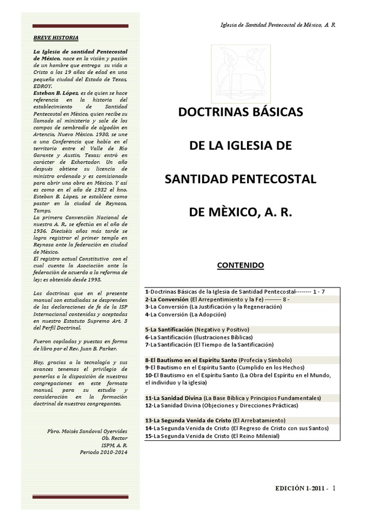 Doctrinas Pentecostales PDF | PDF | Santificación | Pecado