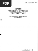 Iraq October 2002 NIE On WMDs (Unedacted Version) | PDF | Weapons Of ...