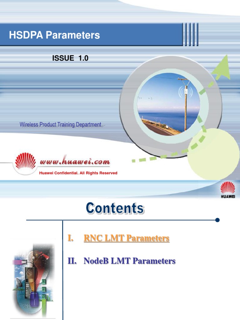 03 HSDPA Parameters | PDF | High Speed Packet Access | Decibel