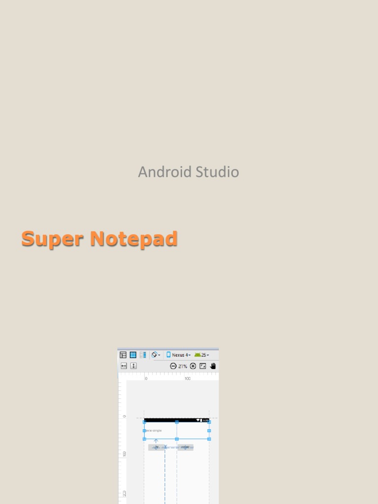 Exercice Android Studio | PDF