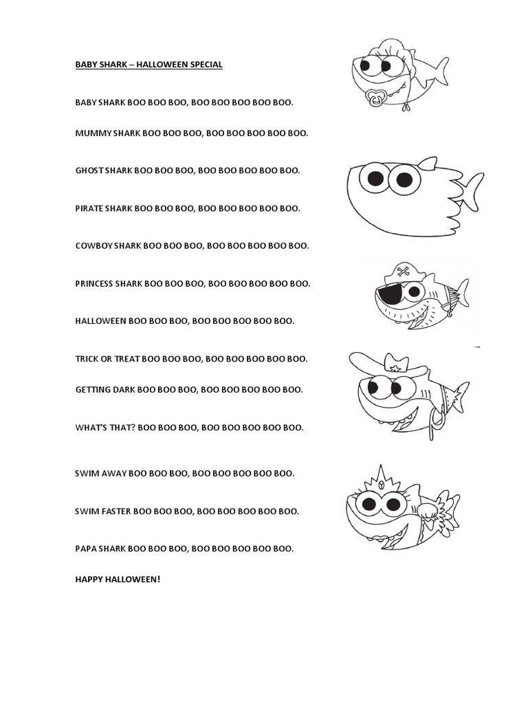 Baby Shark HALLOWEEN PDF | PDF