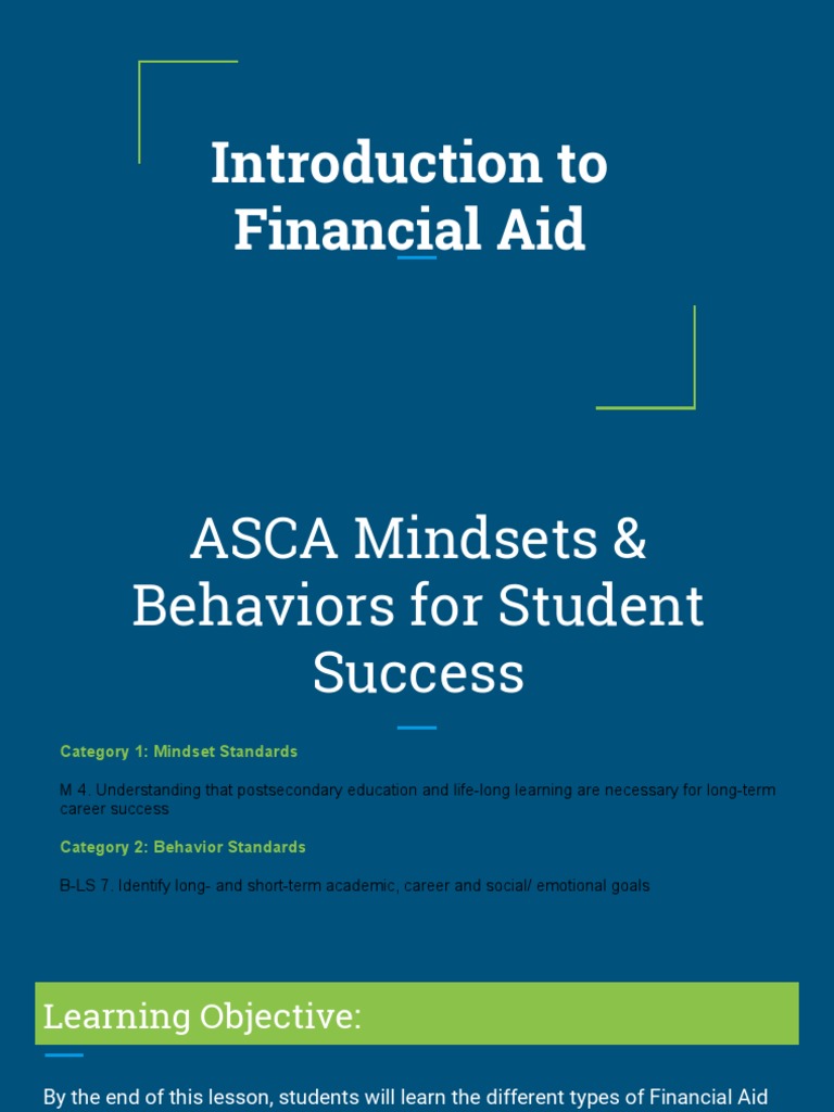 Intro To Financial Aid | PDF | Pell Grant | Students