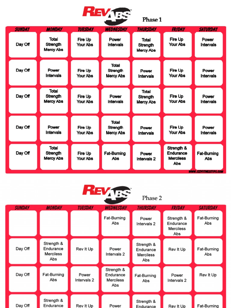 Workout Calendar 1 | PDF
