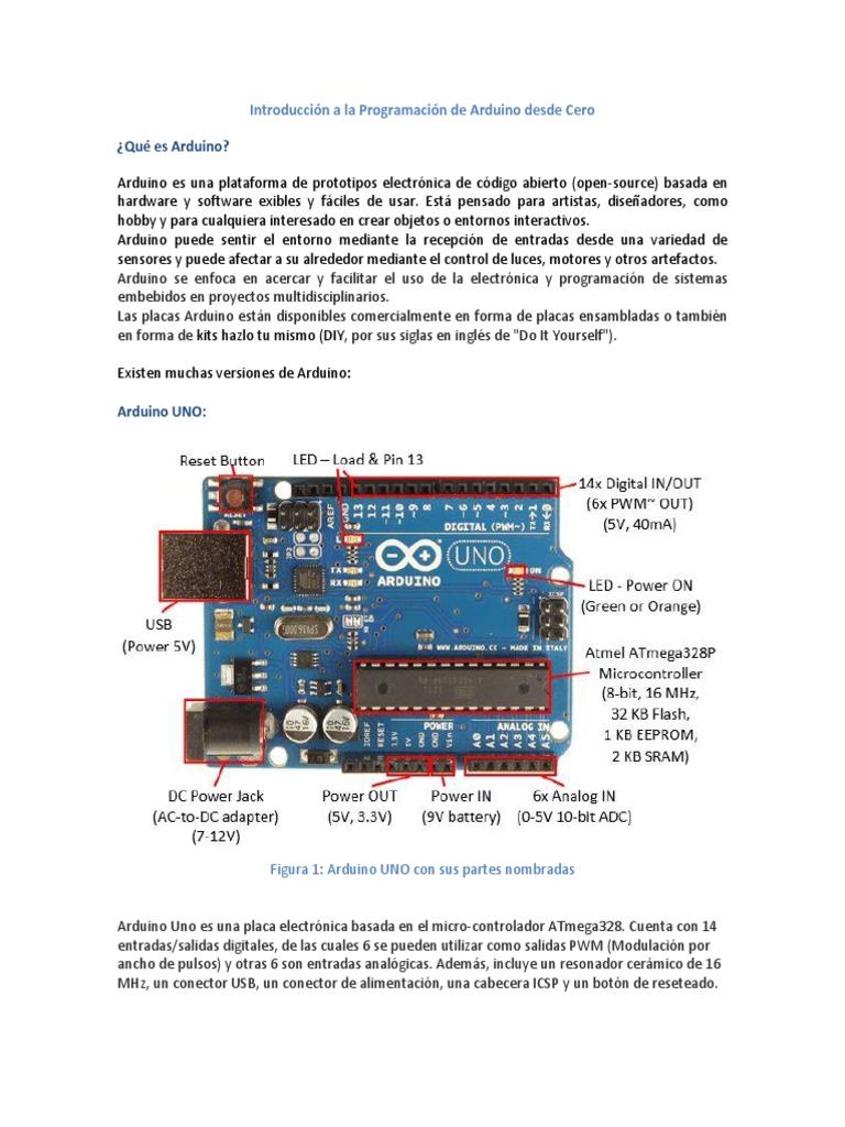 Taller Super Basico de Arduino | PDF | Arduino | Ingeniería Informática