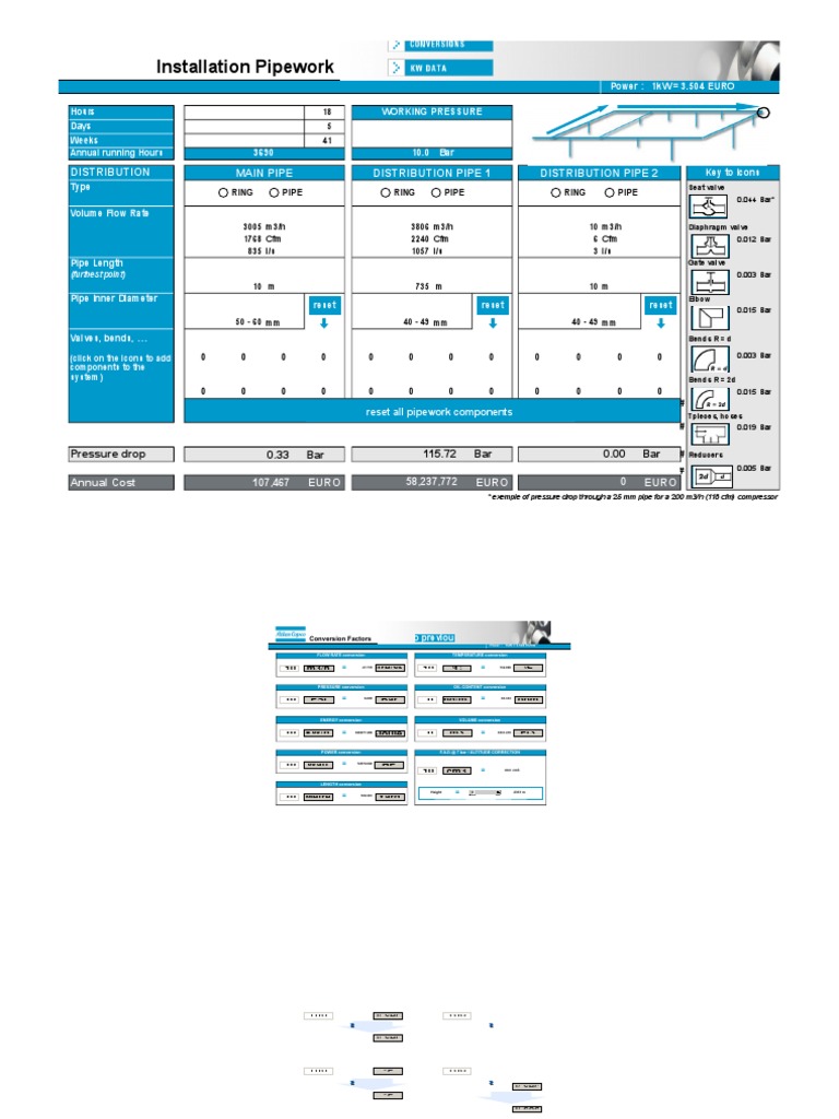 Installation Pipework: Distribution Main Pipe Distribution Pipe 1 ...