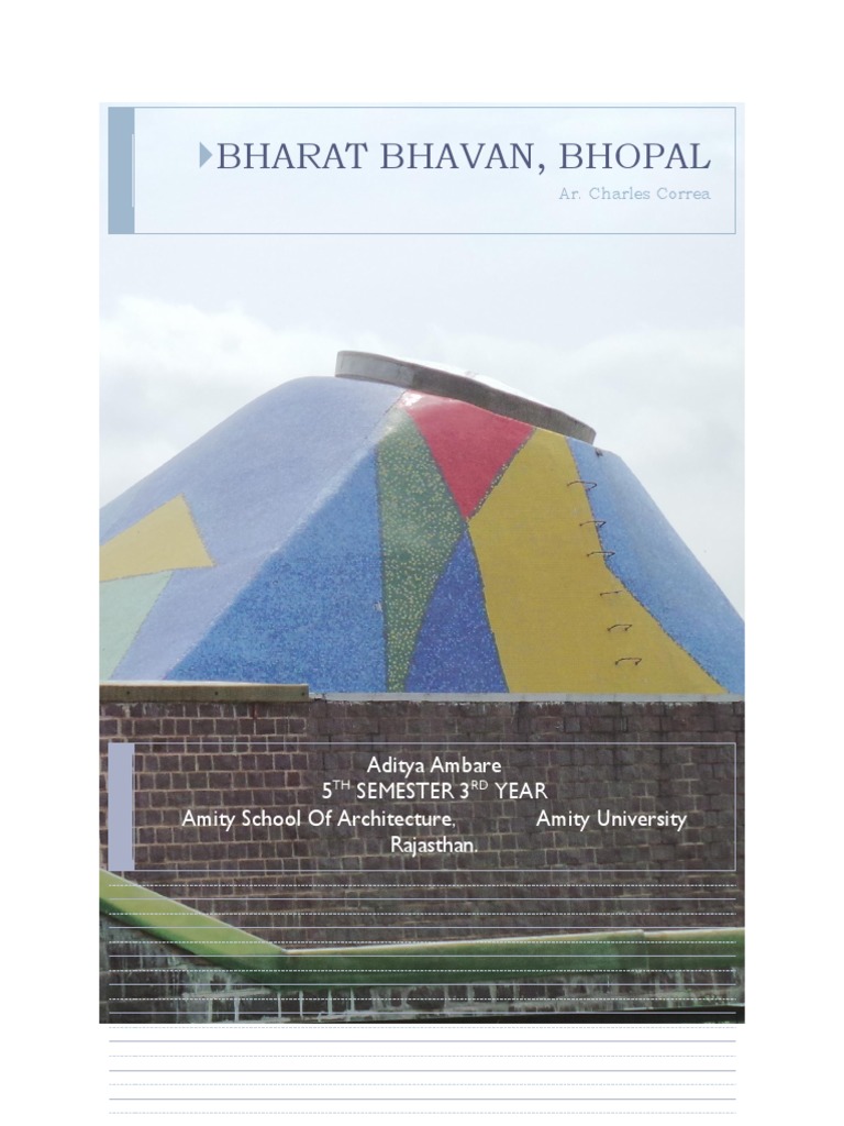 Bharat Bhavan | PDF | Library And Museum | Entertainment (General)