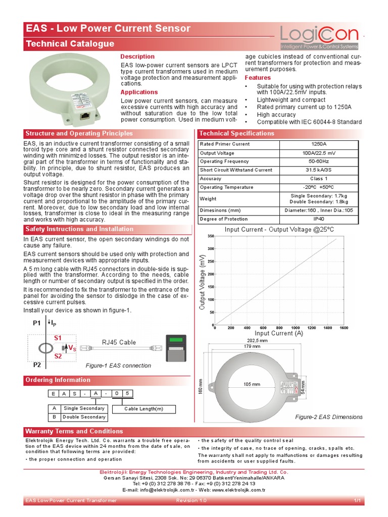 LPCT Eng | PDF | Transformer | Resistor