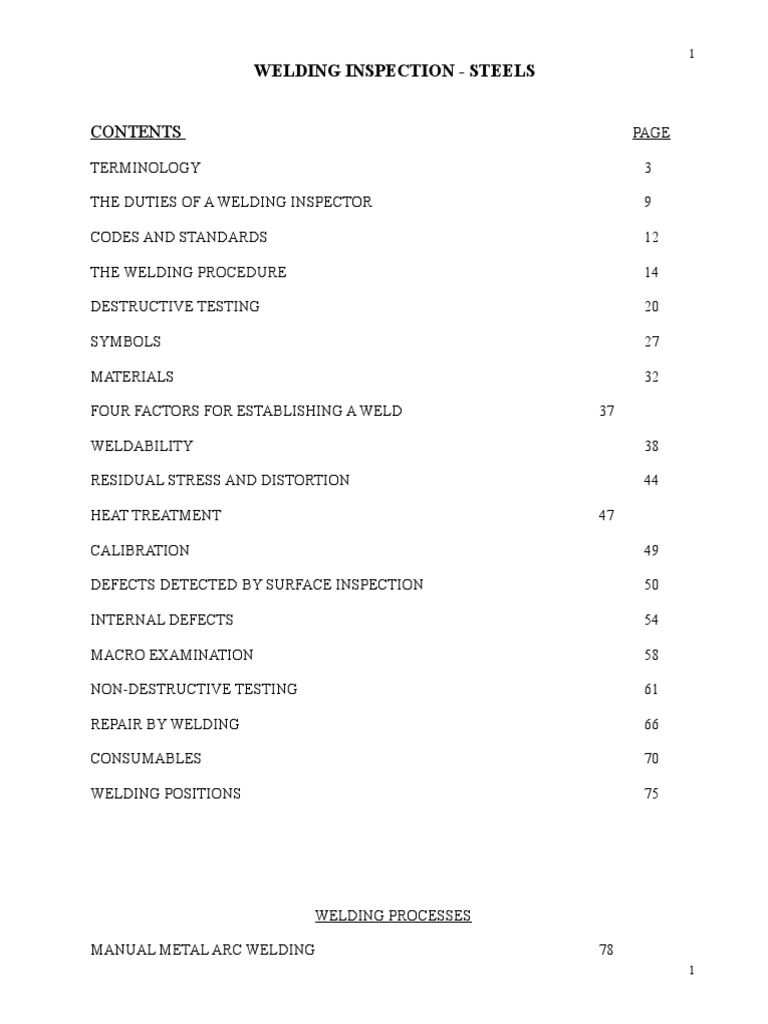 Welding - Inspection (TWI BOOK) | PDF | Ultimate Tensile Strength | Welding