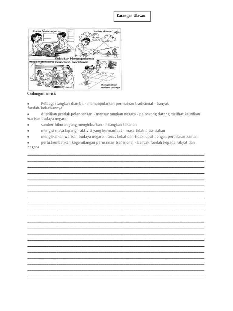 Karangan Ulasan PT3 | PDF