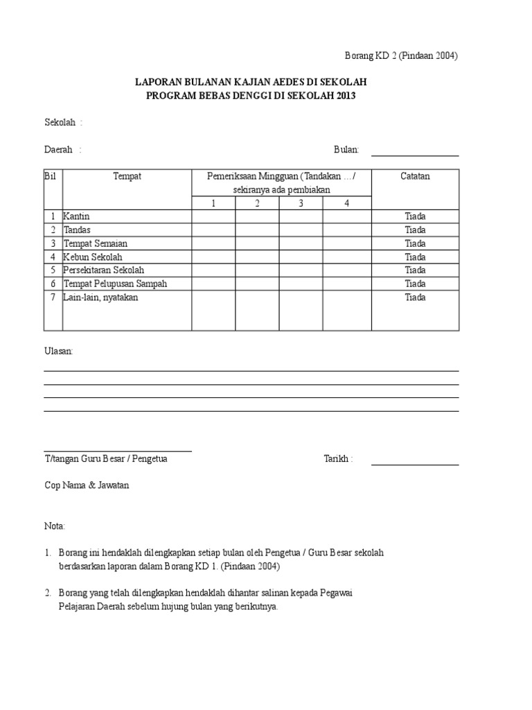 borang kd 2 (pindaan 2004) - Cameron Fraser
