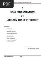 Case Study - Uti | PDF | Urinary Tract Infection | Medical Specialties