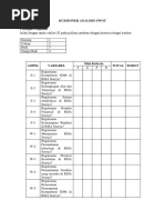 Cara Menghitung IFAS & EFAS Analisis SWOT | PDF