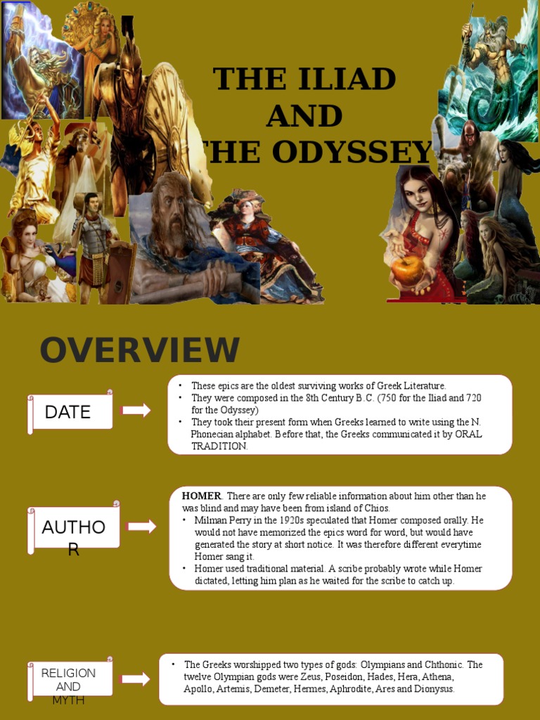 The Iliad and The Odyssey | PDF