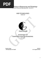 New Web Designing Course Syllabus | PDF | Cascading Style Sheets | Websites